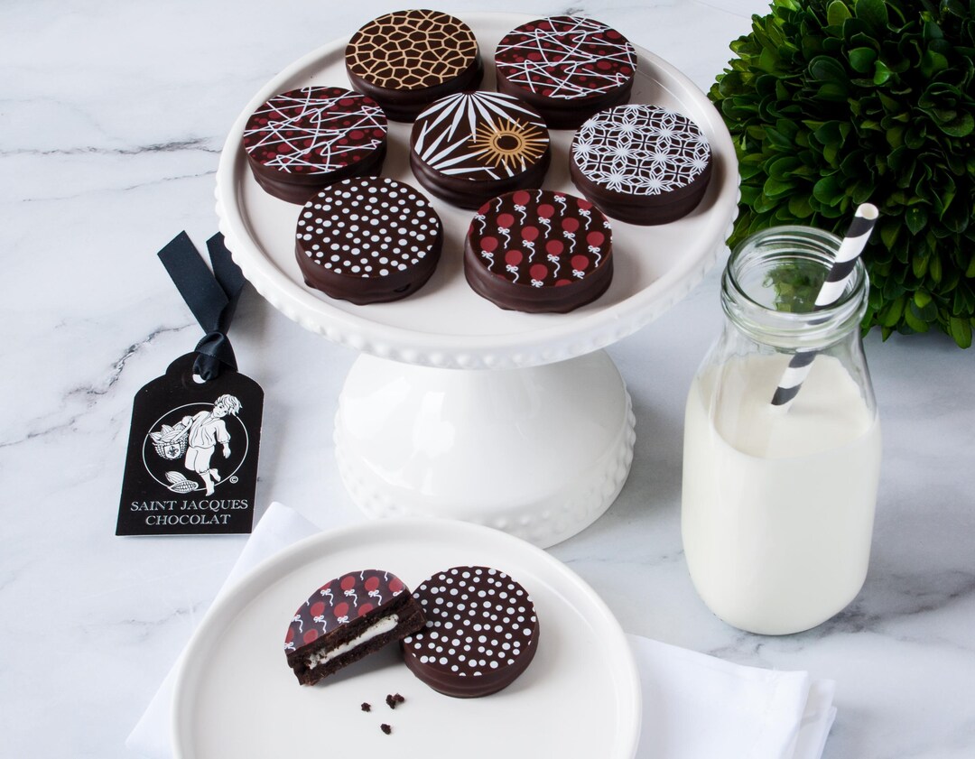 Gourmet Chocolate Covered Oreo Cookies Gift Box - Etsy