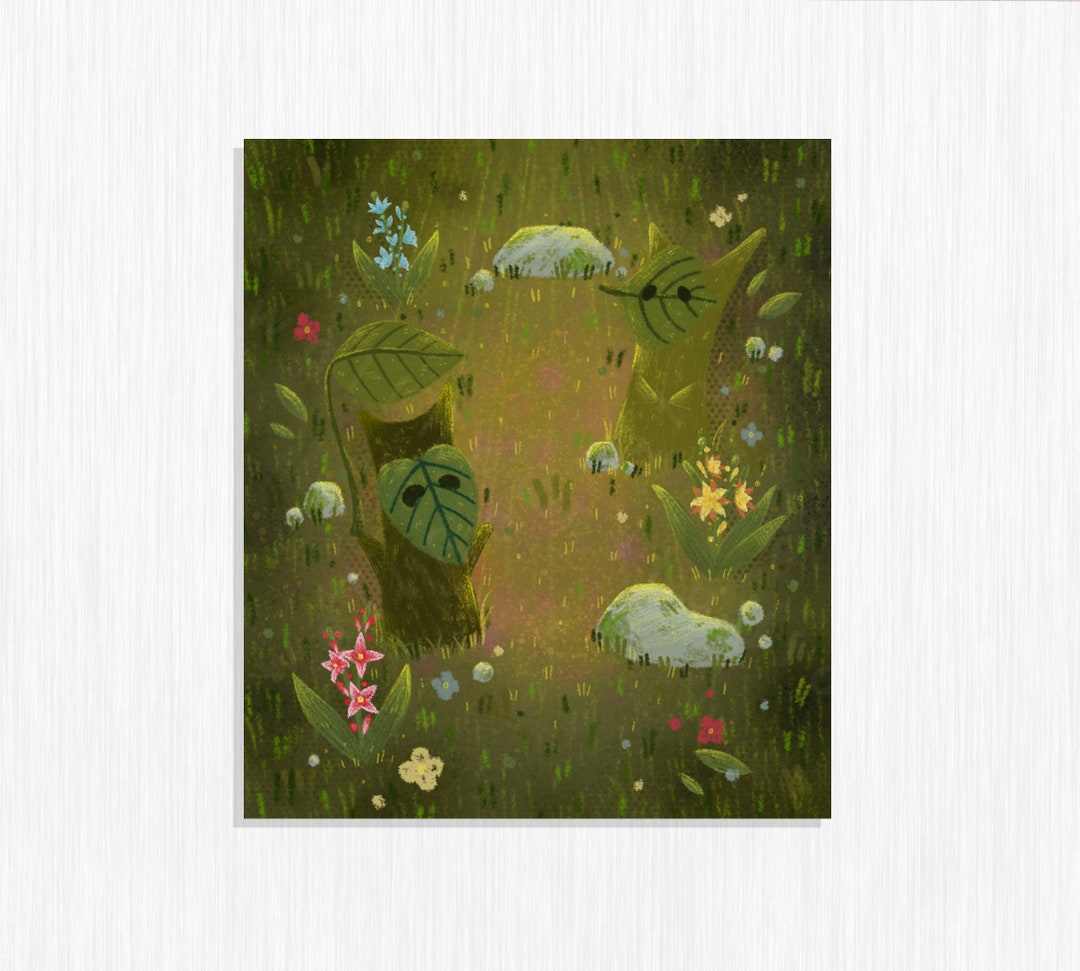 Legend of Zelda Art Print, Korok Print, Link Fanart, LOZ, Tears of the ...