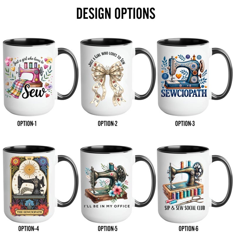 Personalized Sewing Mug, Custom Name Crafter Mug, I'll Be in My Office ...