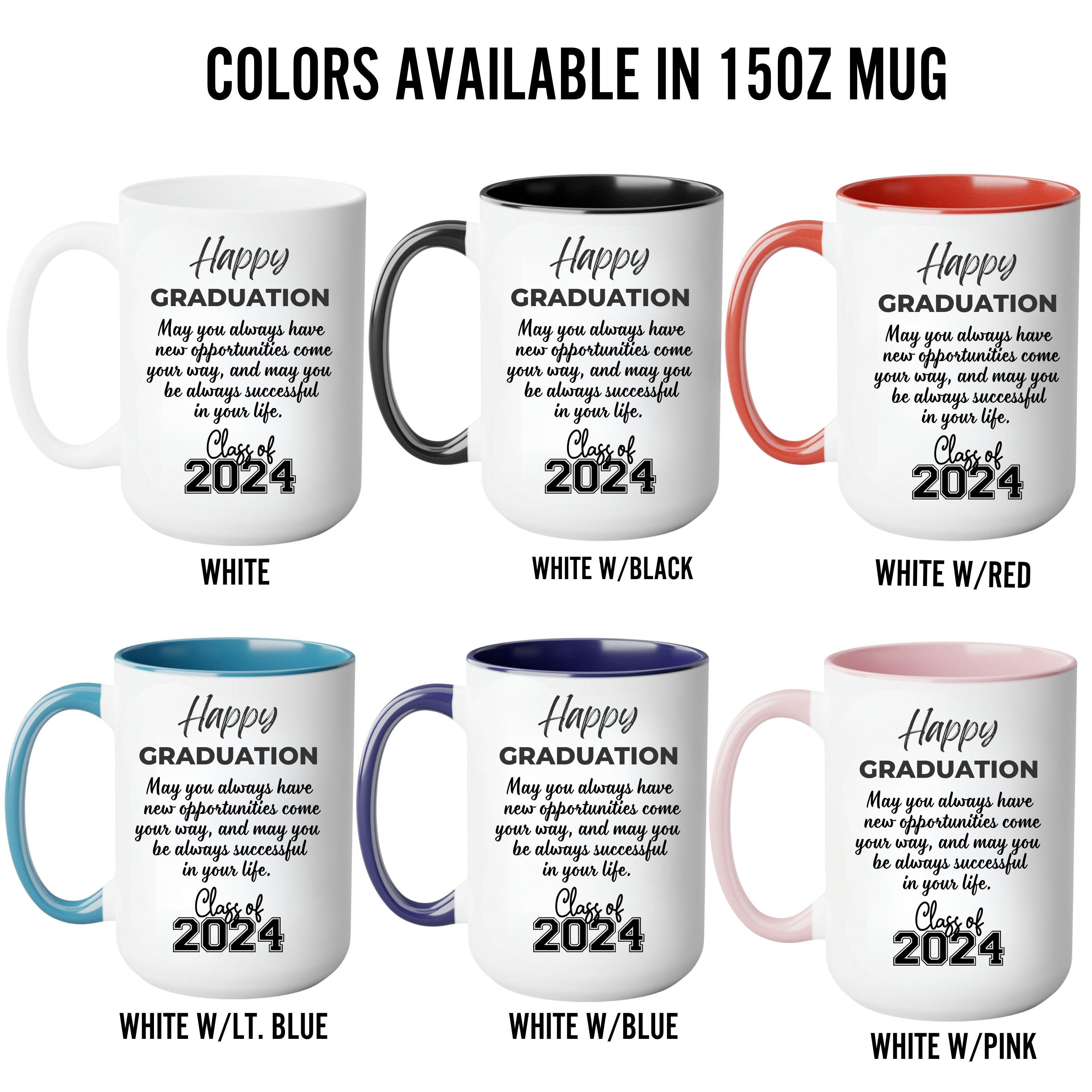 Custom Graduation Mug, Personalized Graduation Gift, College Graduation ...