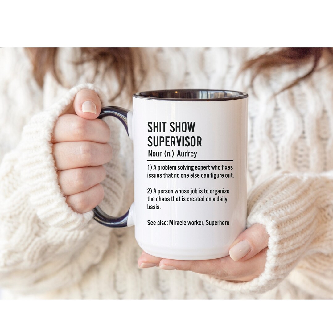 Shit Show Supervisor Mug, Shit Show Supervisor Gift, Shit Show ...