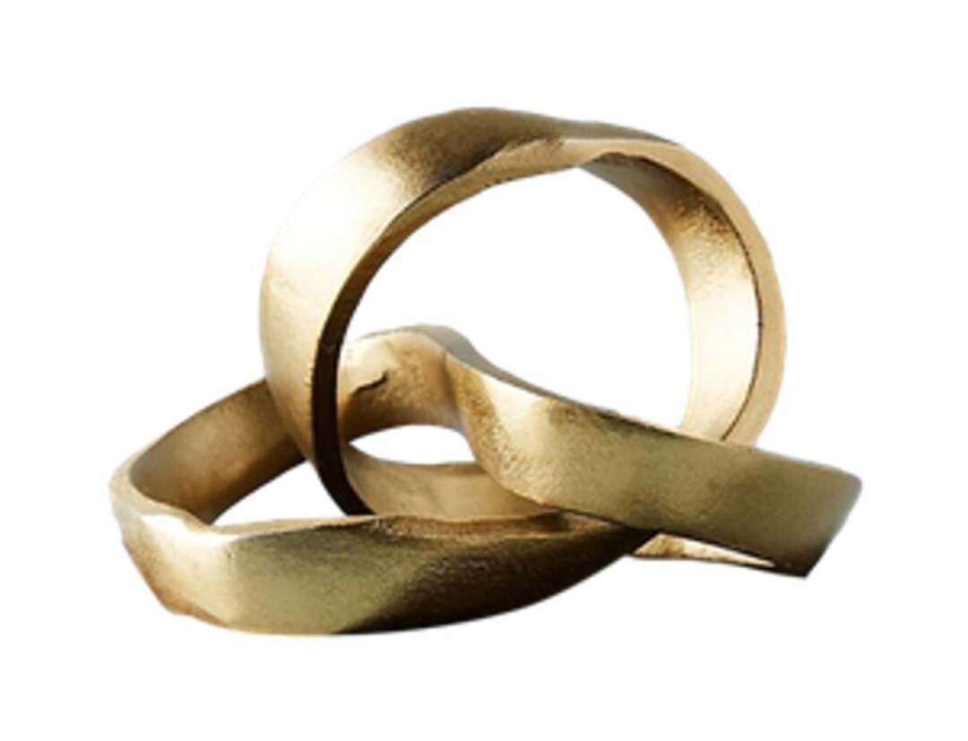 Metal Knot Decorative Figurine Sculpture - Etsy