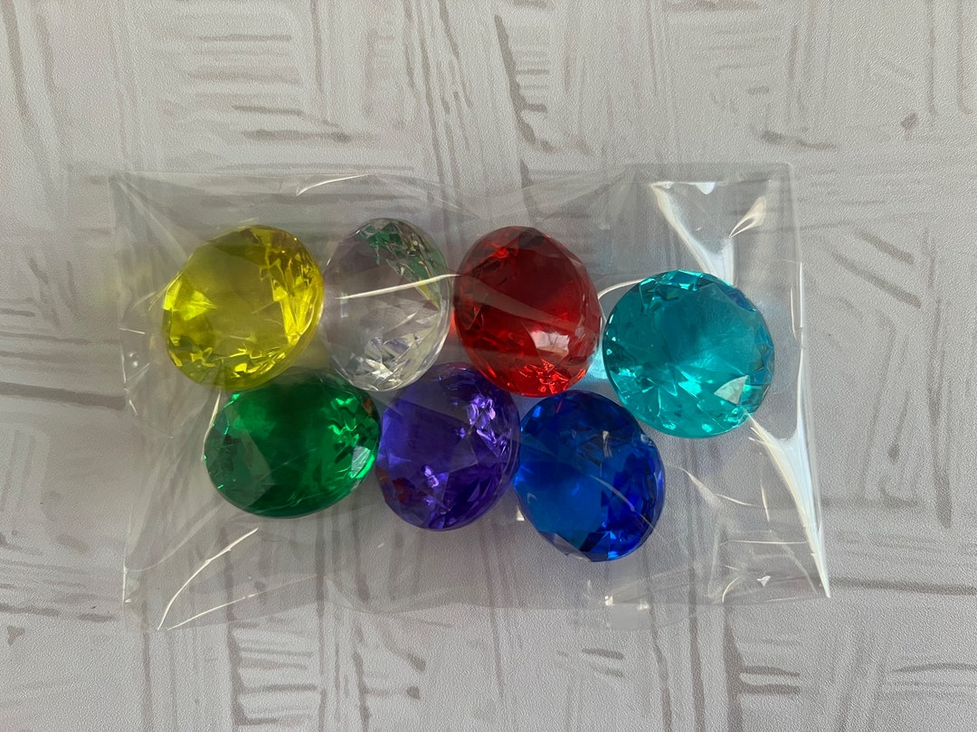 Set of Sonic Chaos Emeralds, Cosplay Gems, Vase Fillers, Party Favors ...