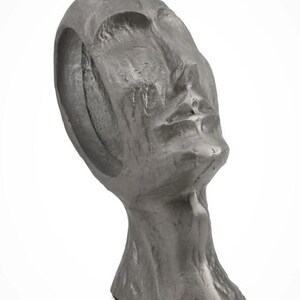 Metal Face Decorative Figurine Sculpture - Etsy