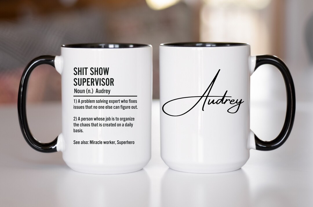 Shit Show Supervisor Mug, Shit Show Supervisor Gift, Shit Show ...