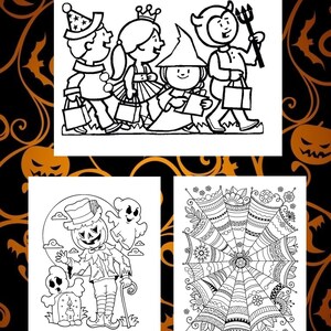 Halloween Coloring Pages 50 Printable Halloween Coloring Pages for Kids ...