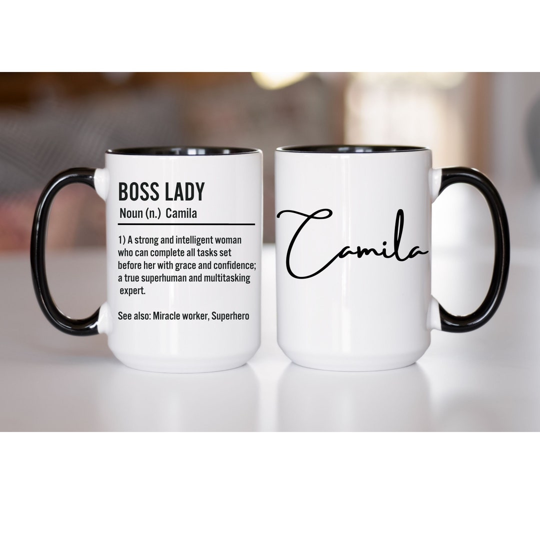 Boss Lady Mug. Personalized Gifts. Birthday Gift for Her. Boss Gift ...