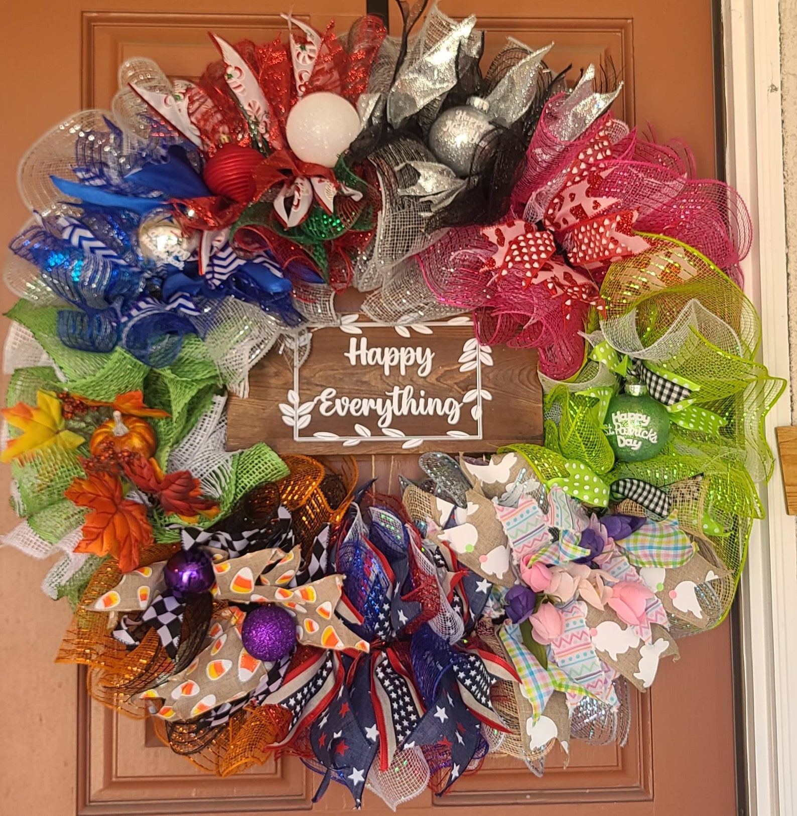 Happy Everything Wreath | Etsy
