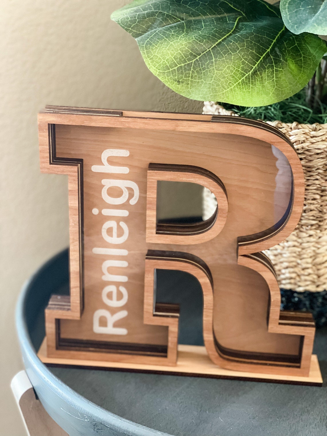 Letter Bank Monogram Bank Personalized Bank Piggy Bank - Etsy