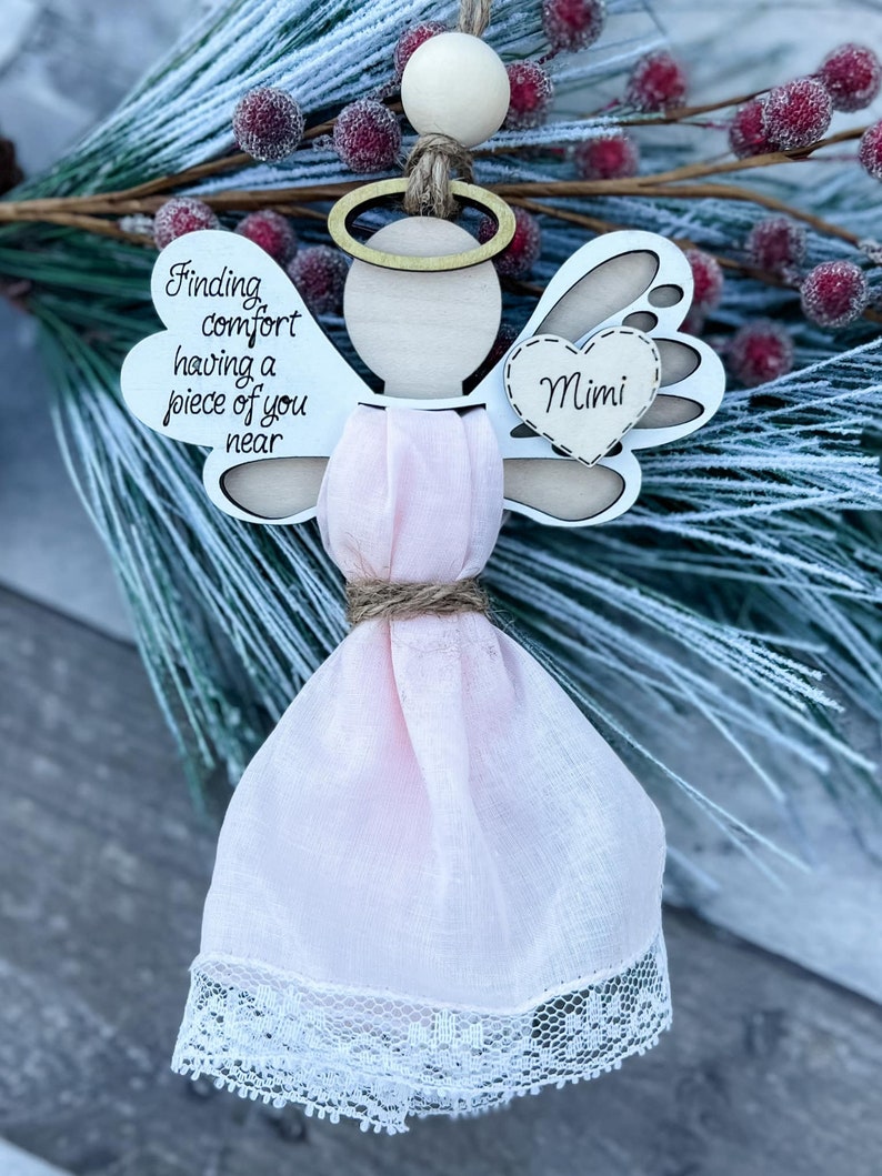 Personalized Remembrance Angel Ornament - Etsy