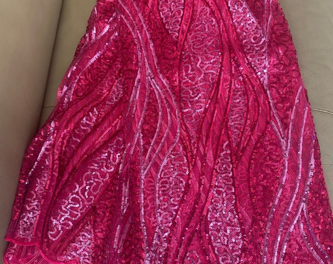 5 Yards Lace Fabric,african Lace Fabric, Embroidered Pink Lace Fabric ...