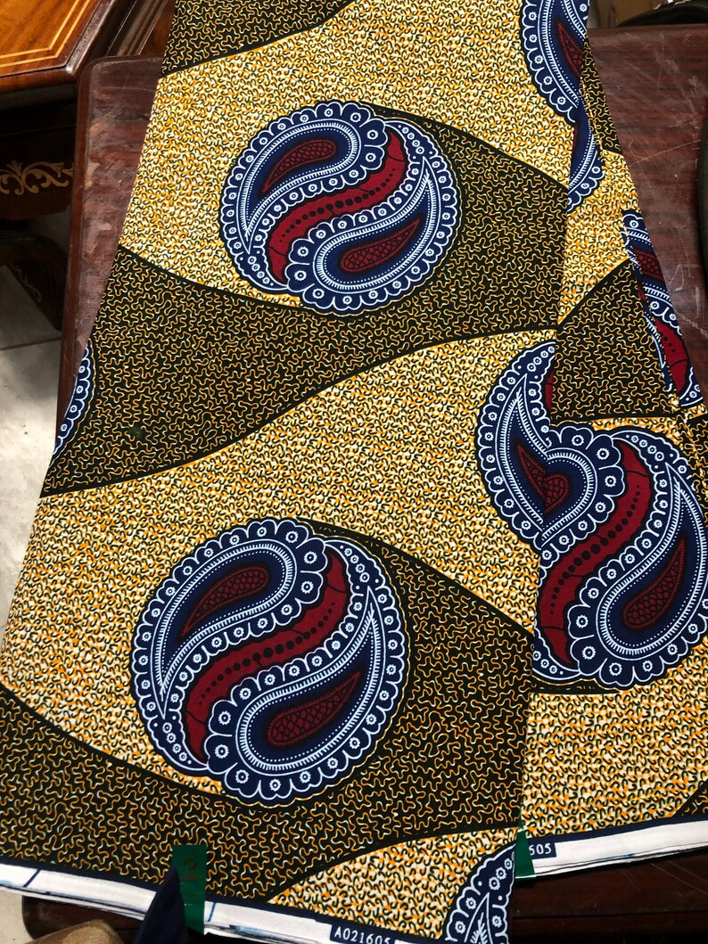 African Fabric per Yard, Kente, Ghana Fabric, Nigeria Fabric, Material ...