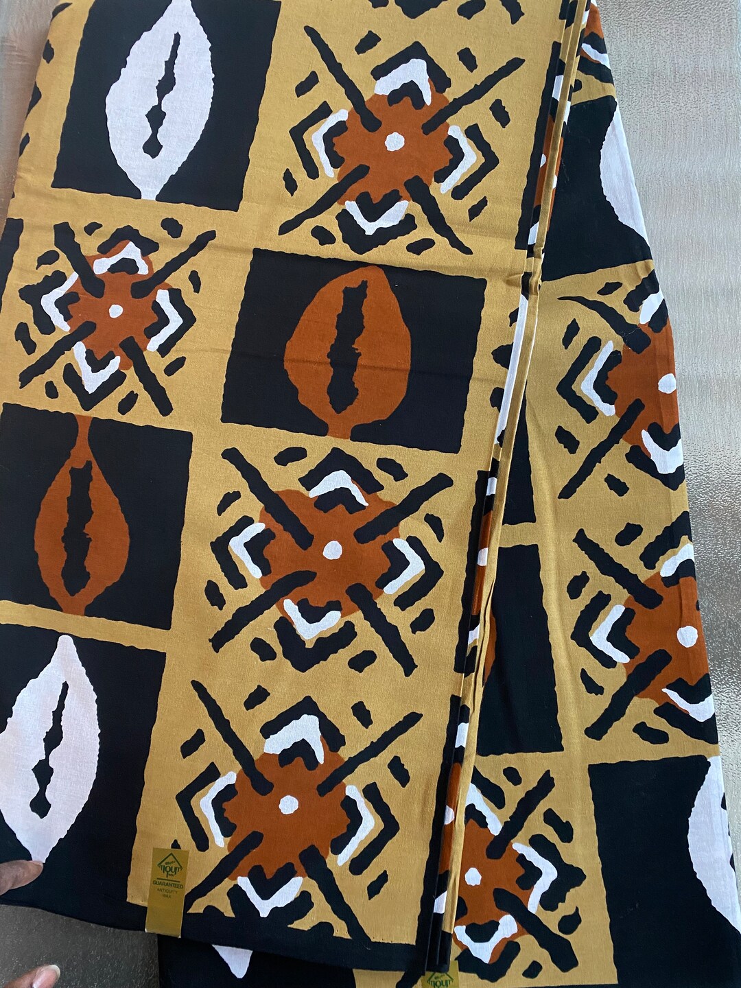 African Ankara Fabric, Mud Cloth Print, Vibrant Dress Fabric - Etsy