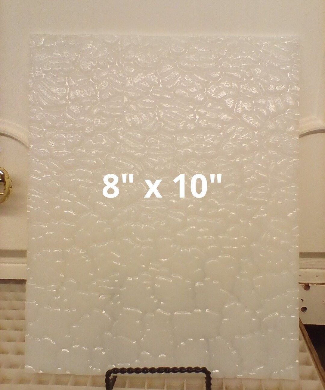 Wissmach Milky White Figure C Glass 51 LL Stained Glass Sheet 8 X 10 ...