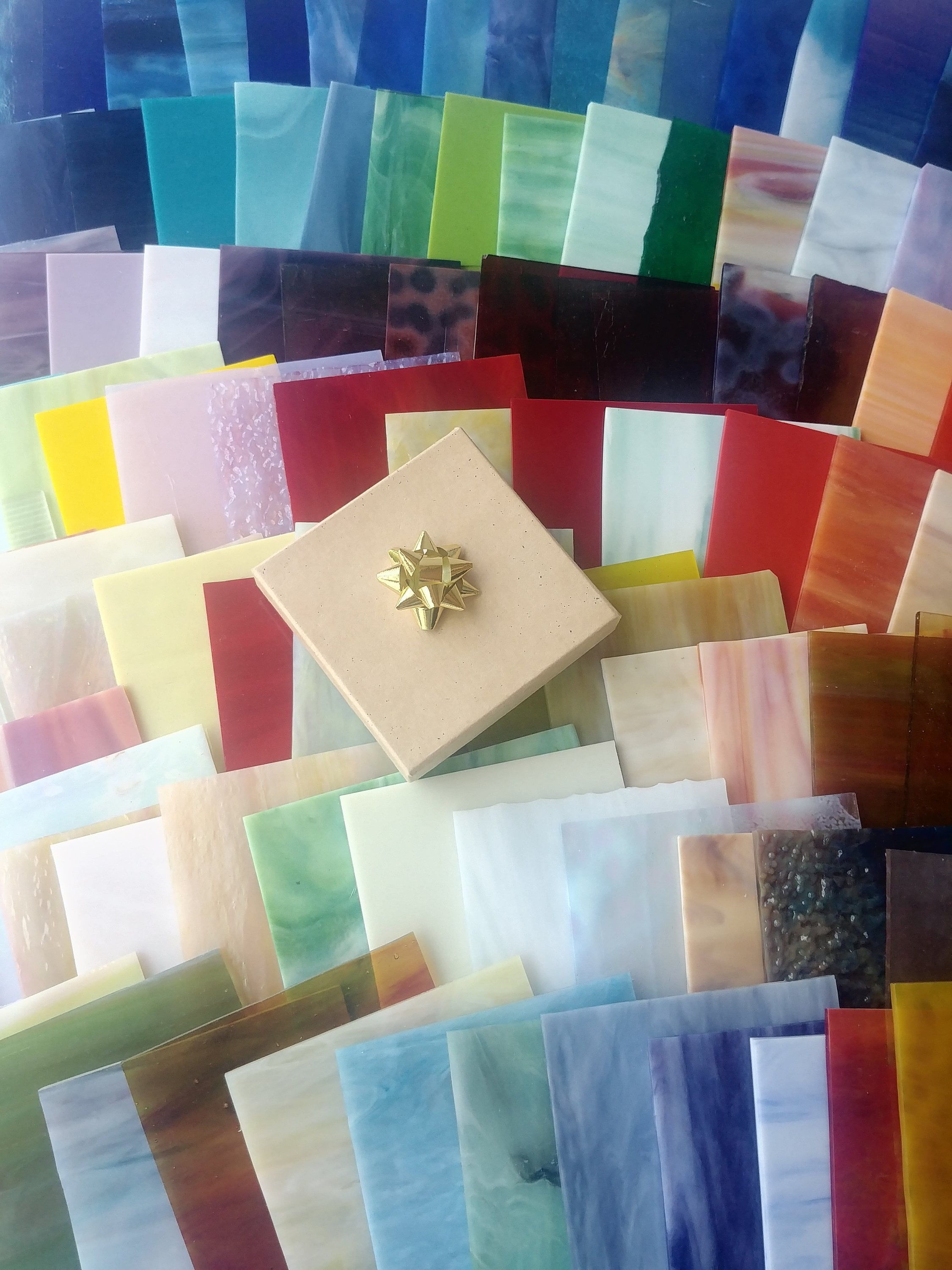 VALUE PACK Stained Glass Variety Pack - Ten (10) Piece 6 X 4 Stained ...