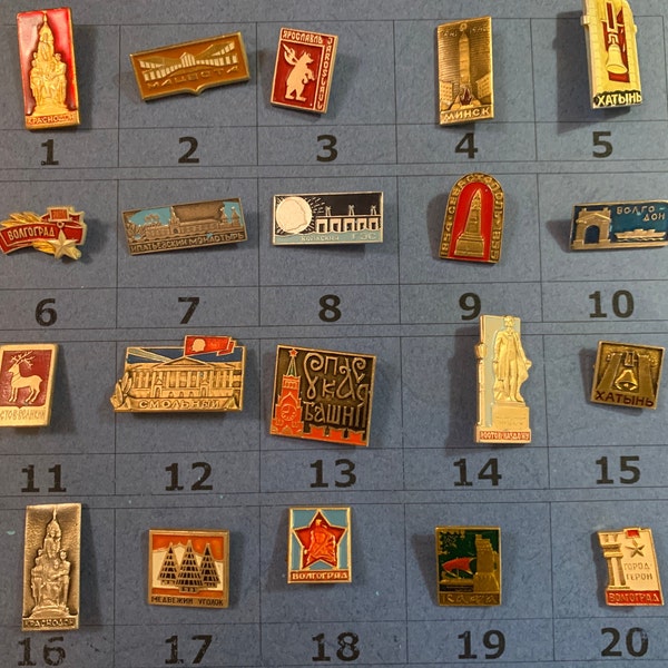 Russian Pin Badge - Etsy