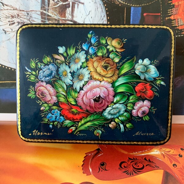 Russian Lacquer Box - Etsy