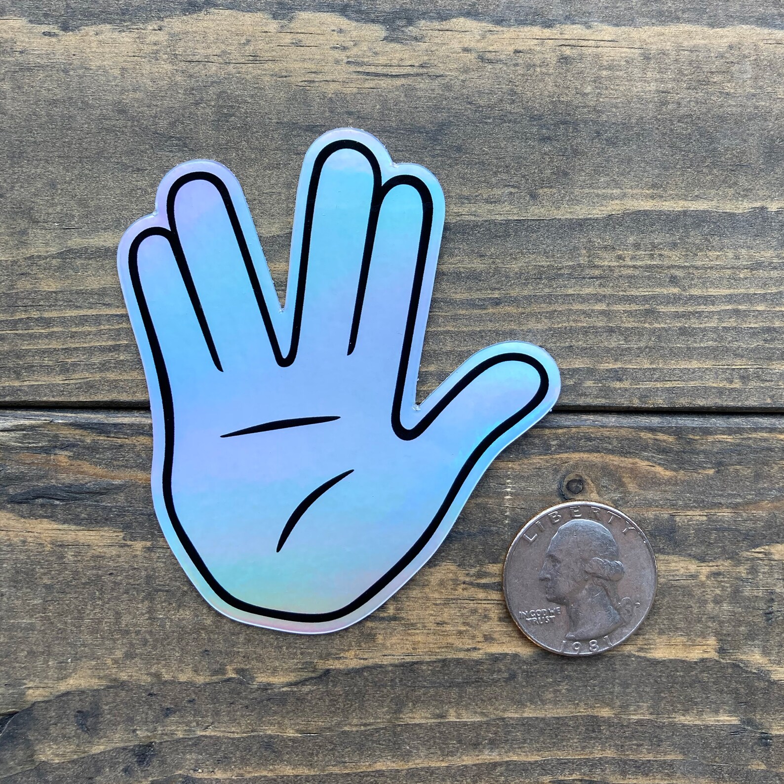 Star Trek Live Long and Prosper Spock Hand Sign Vulcan | Etsy