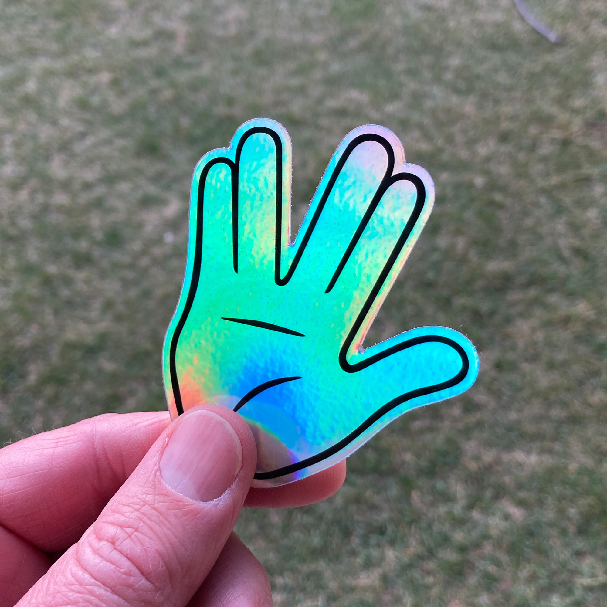 Star Trek Live Long and Prosper Spock Hand Sign Vulcan | Etsy