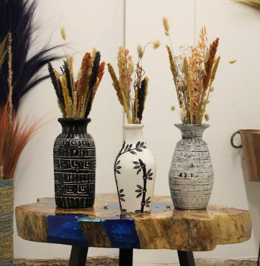 Ceramic Vases Made in Lombok Indonesia Stunning Pieces FREE - Etsy