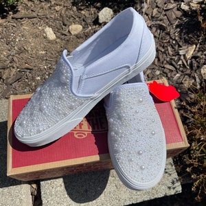 Pearl Vans - Etsy