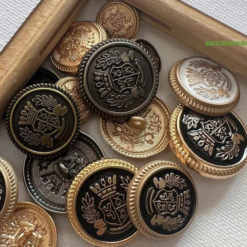 Metal Shank Button - Etsy