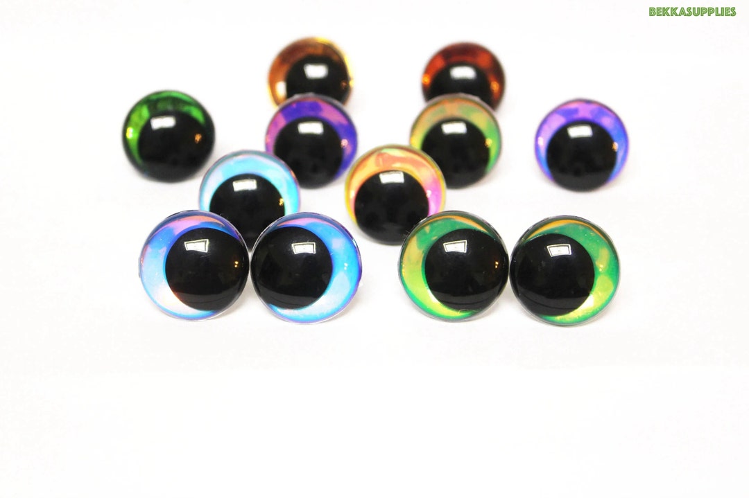 12-14-16-18-20-23-28mm [5pairs/10pairs] Funny Style Iridescent Color ...