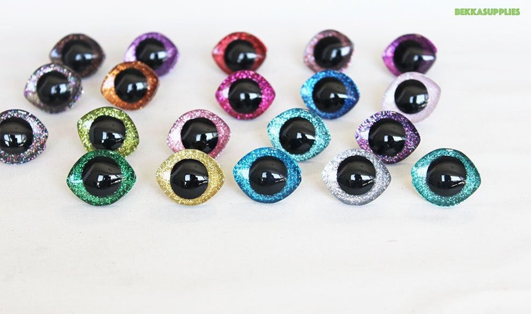 5 Pairs[10pcs] Oval 3D Safety Eyes--oval Craft Eyes--size 20x23mm ...