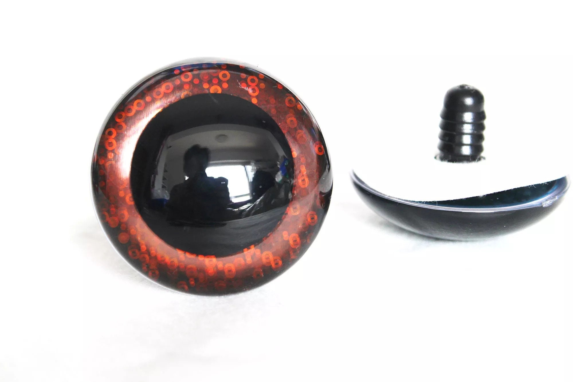 2pcs - Size: 30-40-50-60mm Big Size Color Safety Eyes With Washer [1 ...