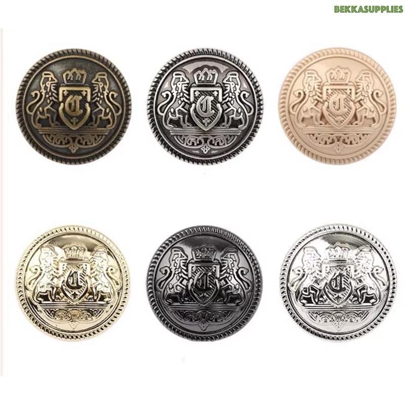 Metal Shank Button - Etsy