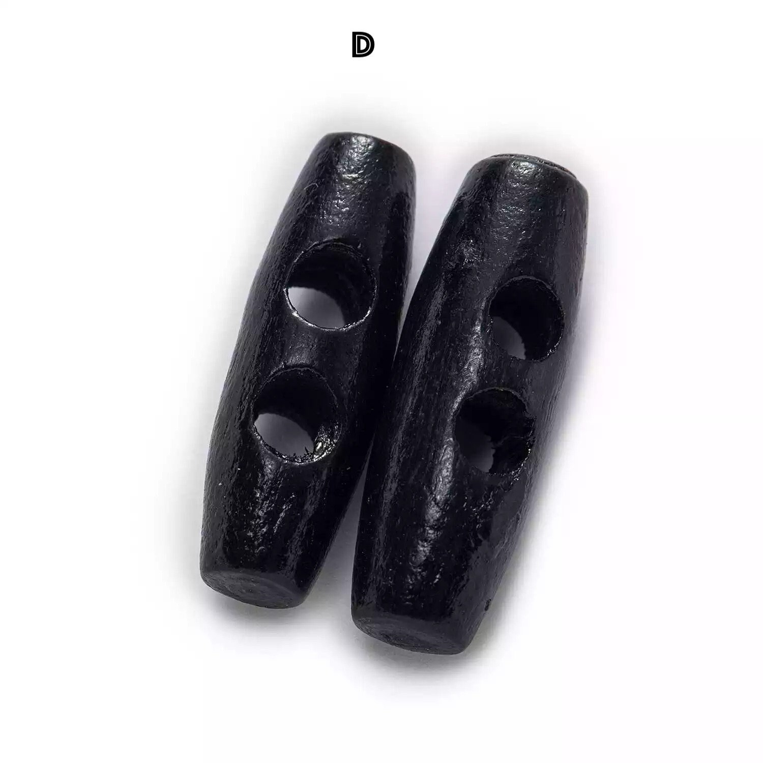 30/35/40/45/50/55/60mm - 10pcs Toggle Wood Button #sewing/needlework ...