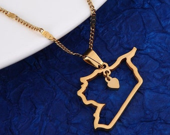 Syrian Flag Necklace - Etsy