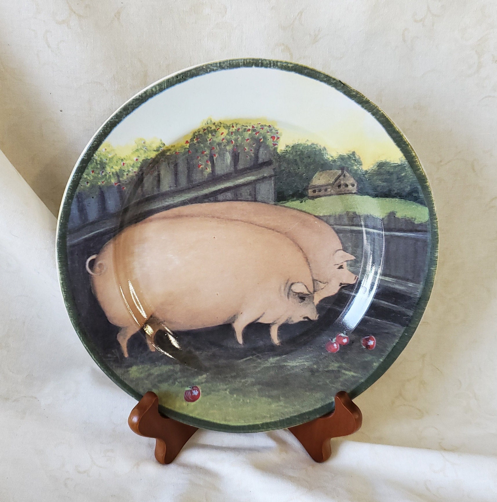 Set of Four Vintage 1995 BLOCK Country Farm Dessert/salad - Etsy