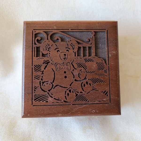 Teddy Bear With a Music Box - Etsy