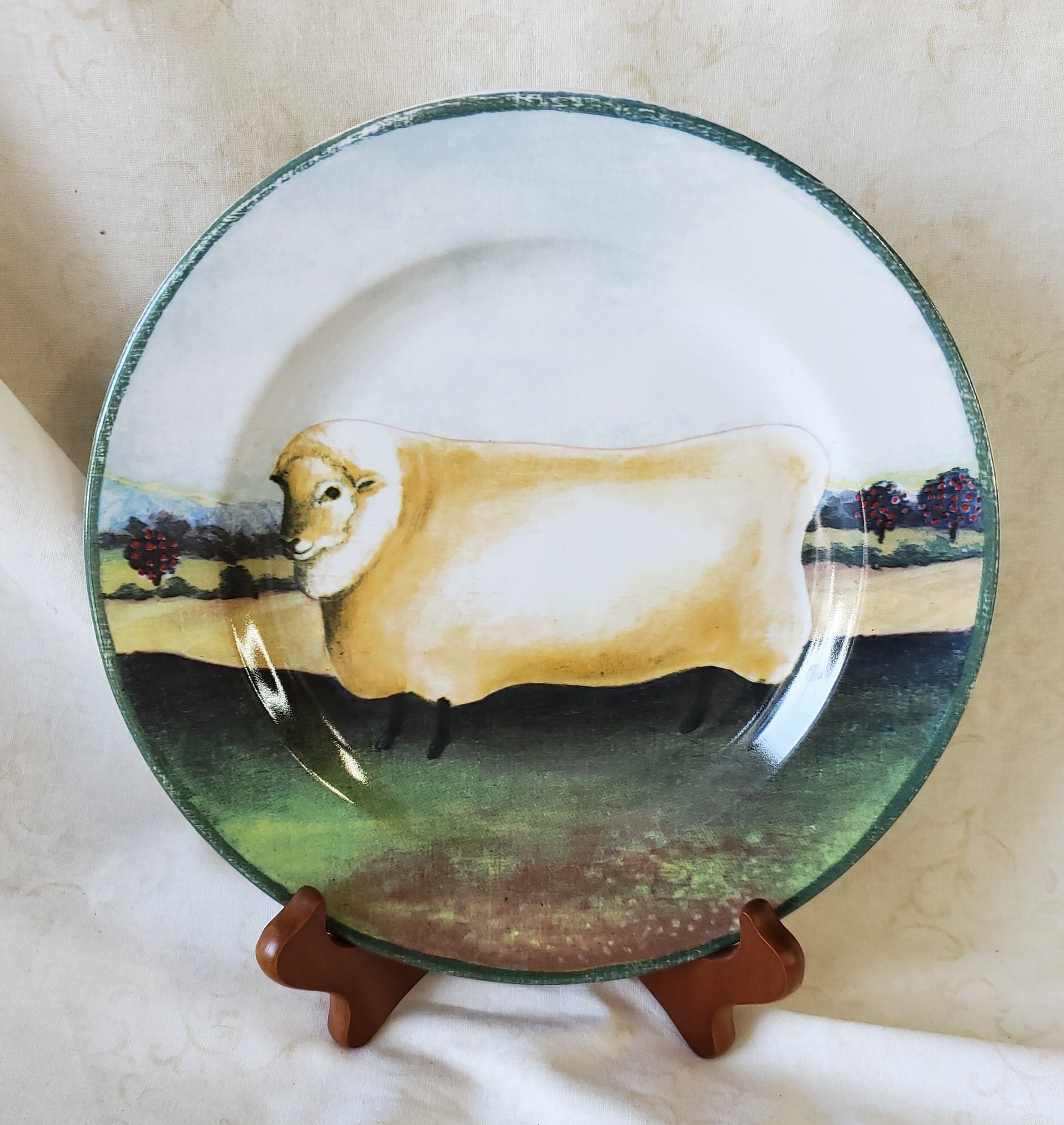 Set of Four Vintage 1995 BLOCK Country Farm Dessert/salad - Etsy