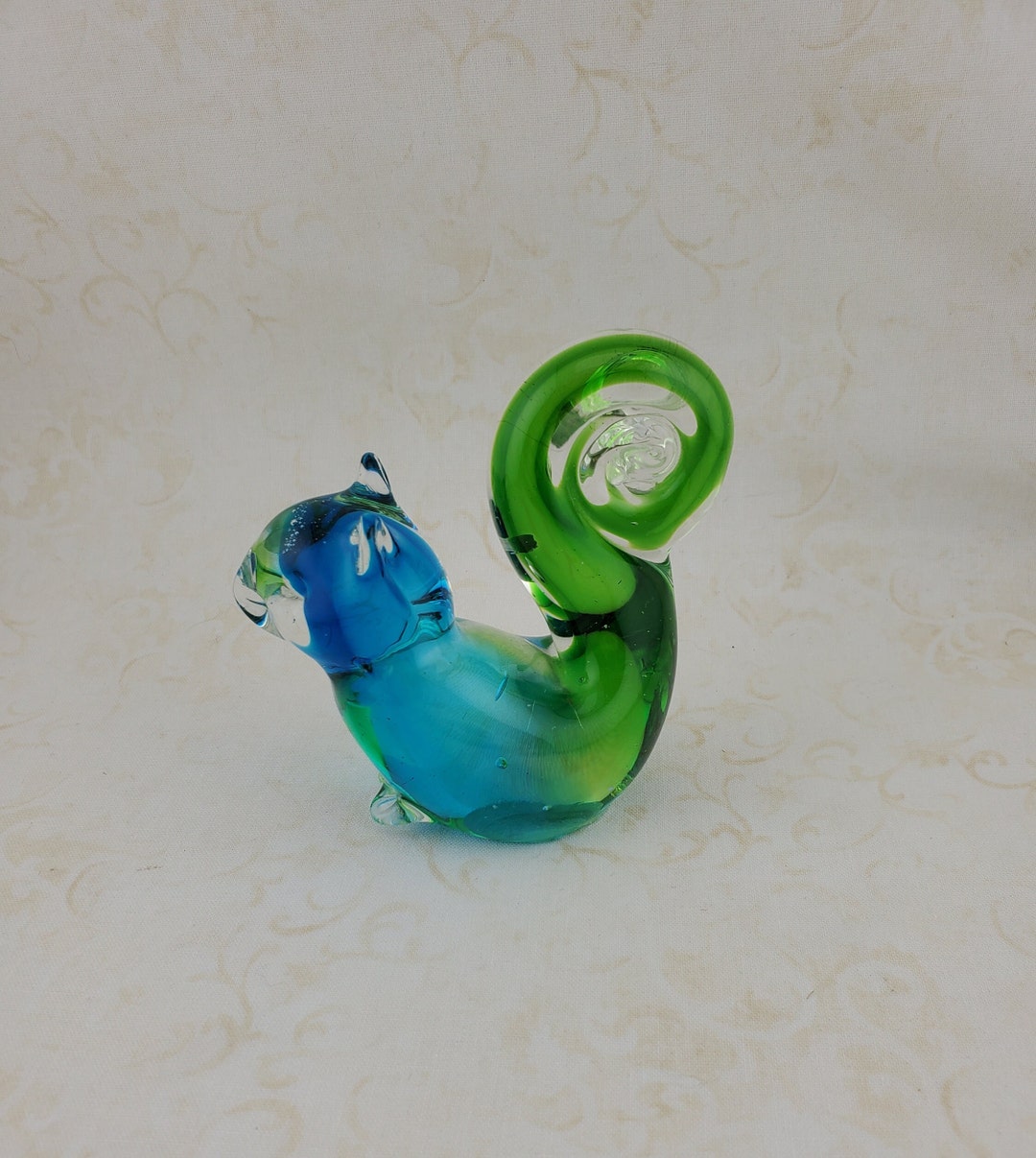 Hand-blown Glass Squirrel Knick-knack/paperweight in Shades of ...