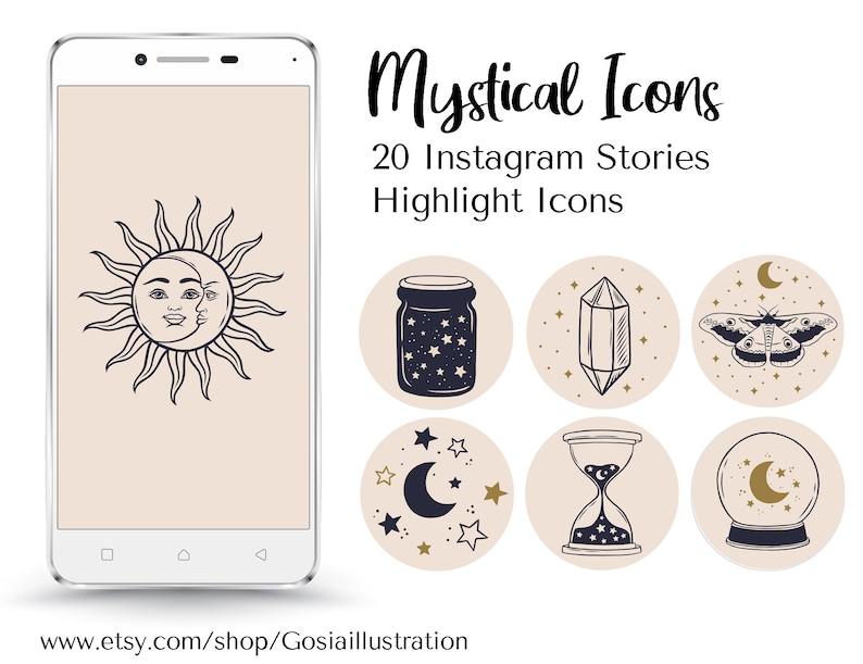 Mystical Icons, Magical Instagram Highlight Icons, Magic Story Covers ...
