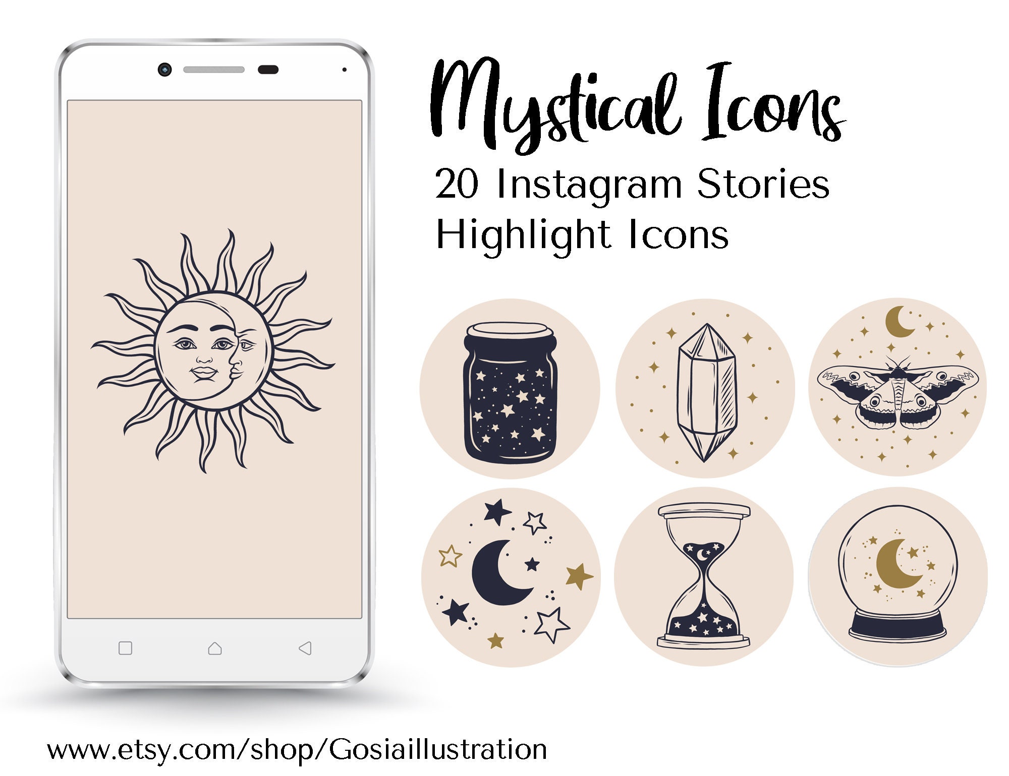 Mystical Icons, Magical Instagram Highlight Icons, Magic Story Covers ...