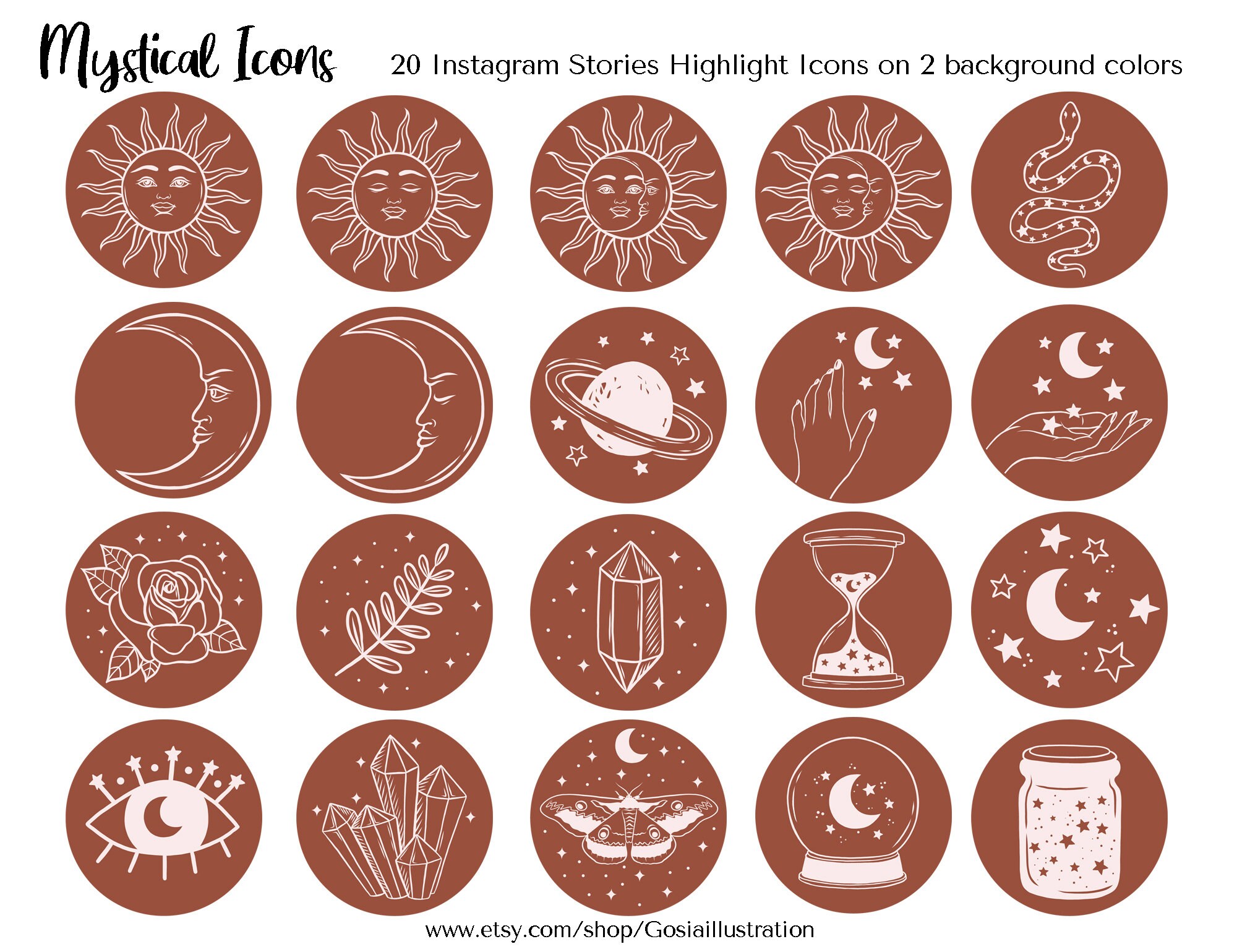 Mystical Icons, Magical Instagram Highlight Icons, Magic Story Covers ...