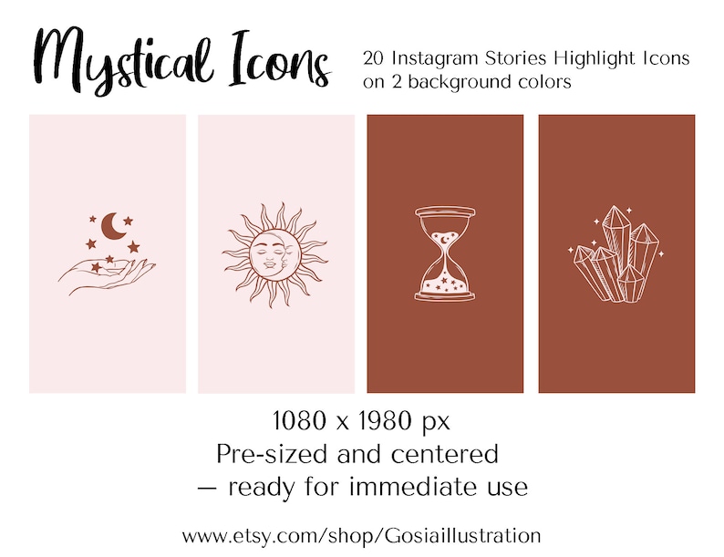 Mystical Icons, Magical Instagram Highlight Icons, Magic Story Covers ...