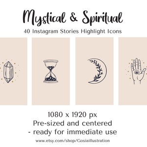 Mystical and Spiritual Icons - Instagram Stories Highlight Icons ...