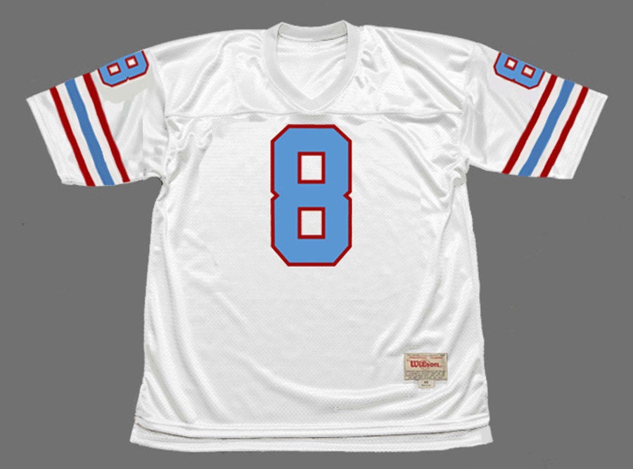 Archie Manning Houston Oilers 1982 Throwback Football Stitched Jersey ...