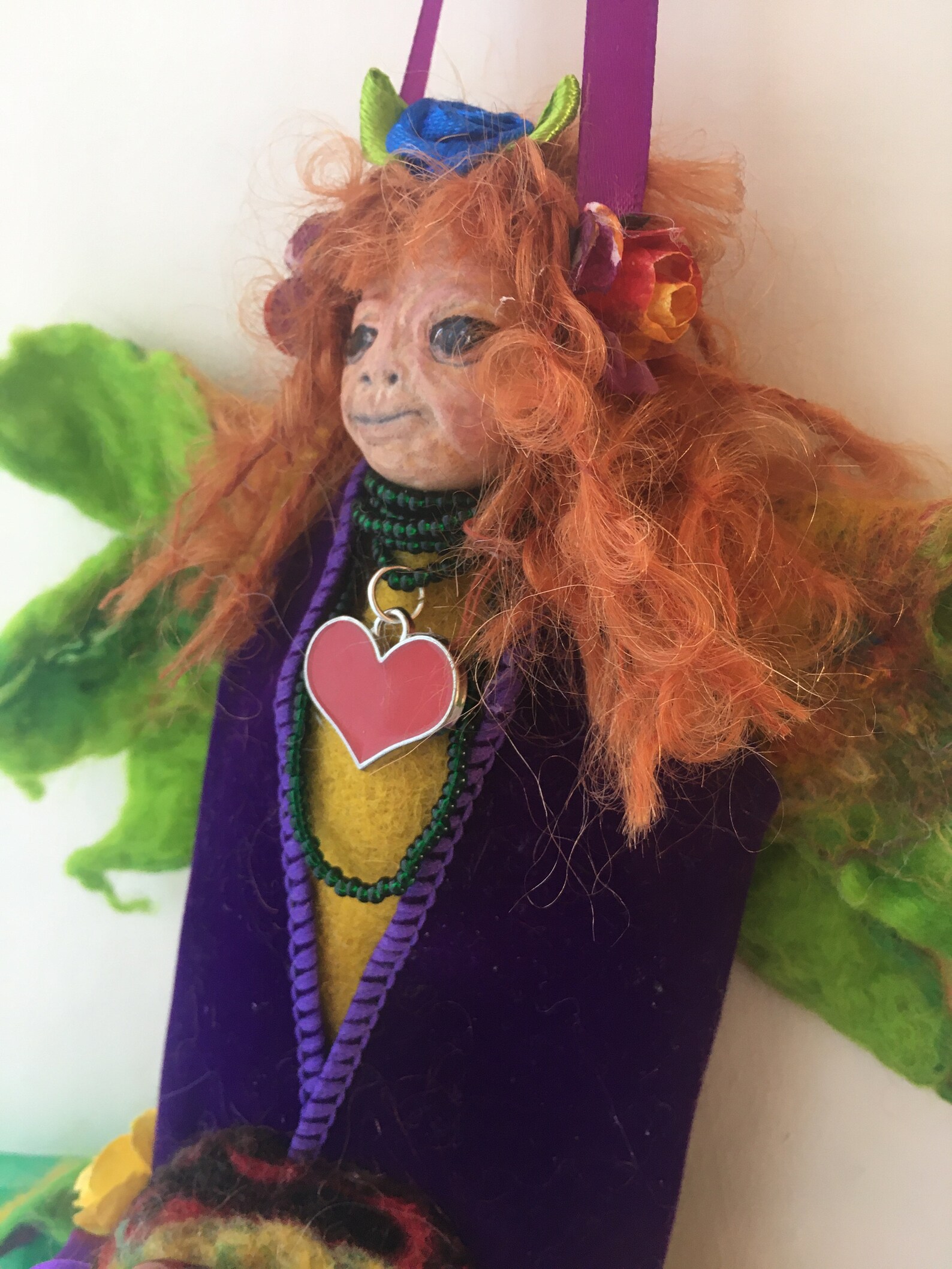 RAGNELL: One of a Kind Welsh Fairy Art Doll Handmade Crone - Etsy UK