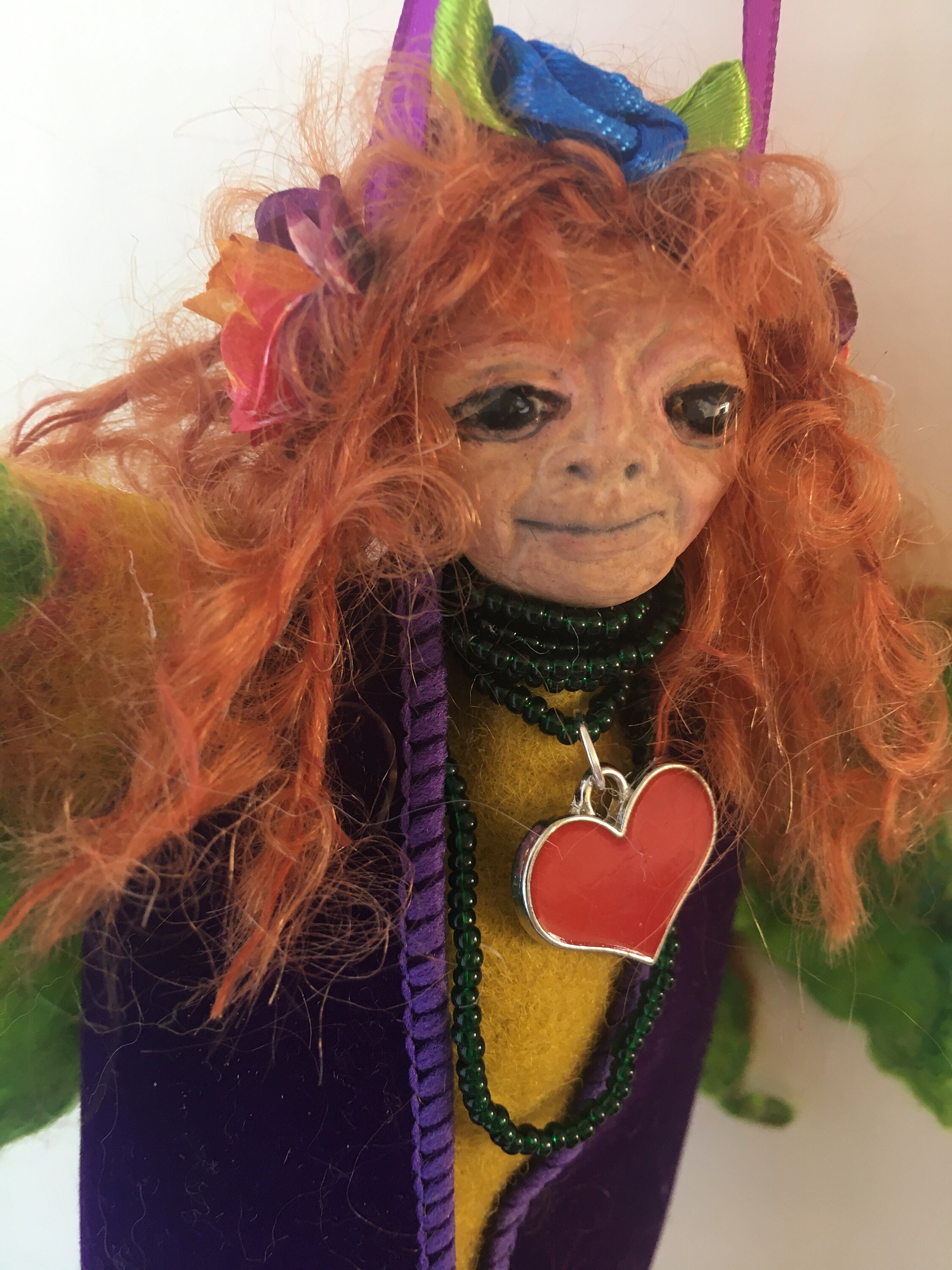 RAGNELL: One of a Kind Welsh Fairy Art Doll Handmade Crone - Etsy UK