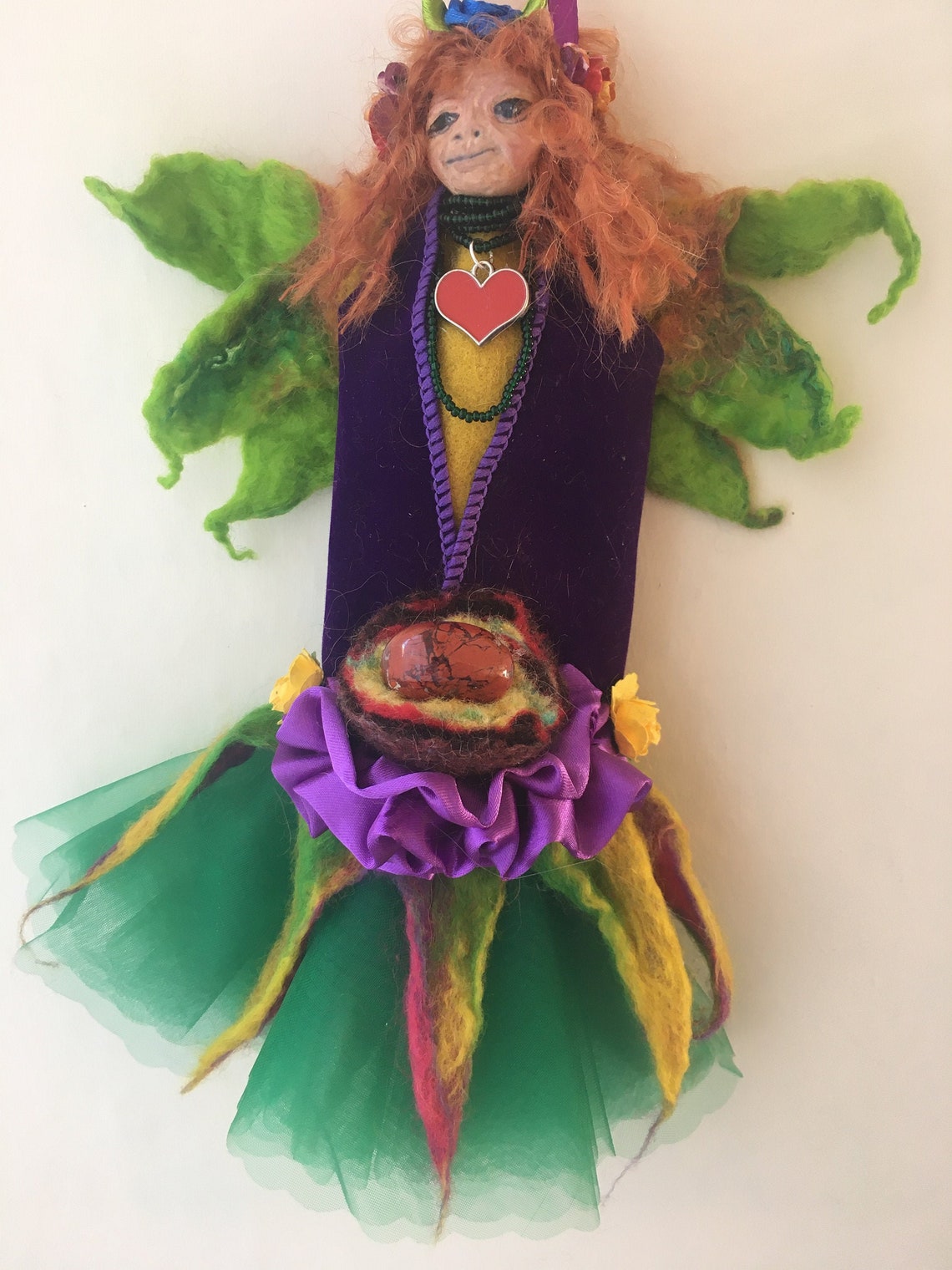 RAGNELL: One of a Kind Welsh Fairy Art Doll Handmade Crone - Etsy UK