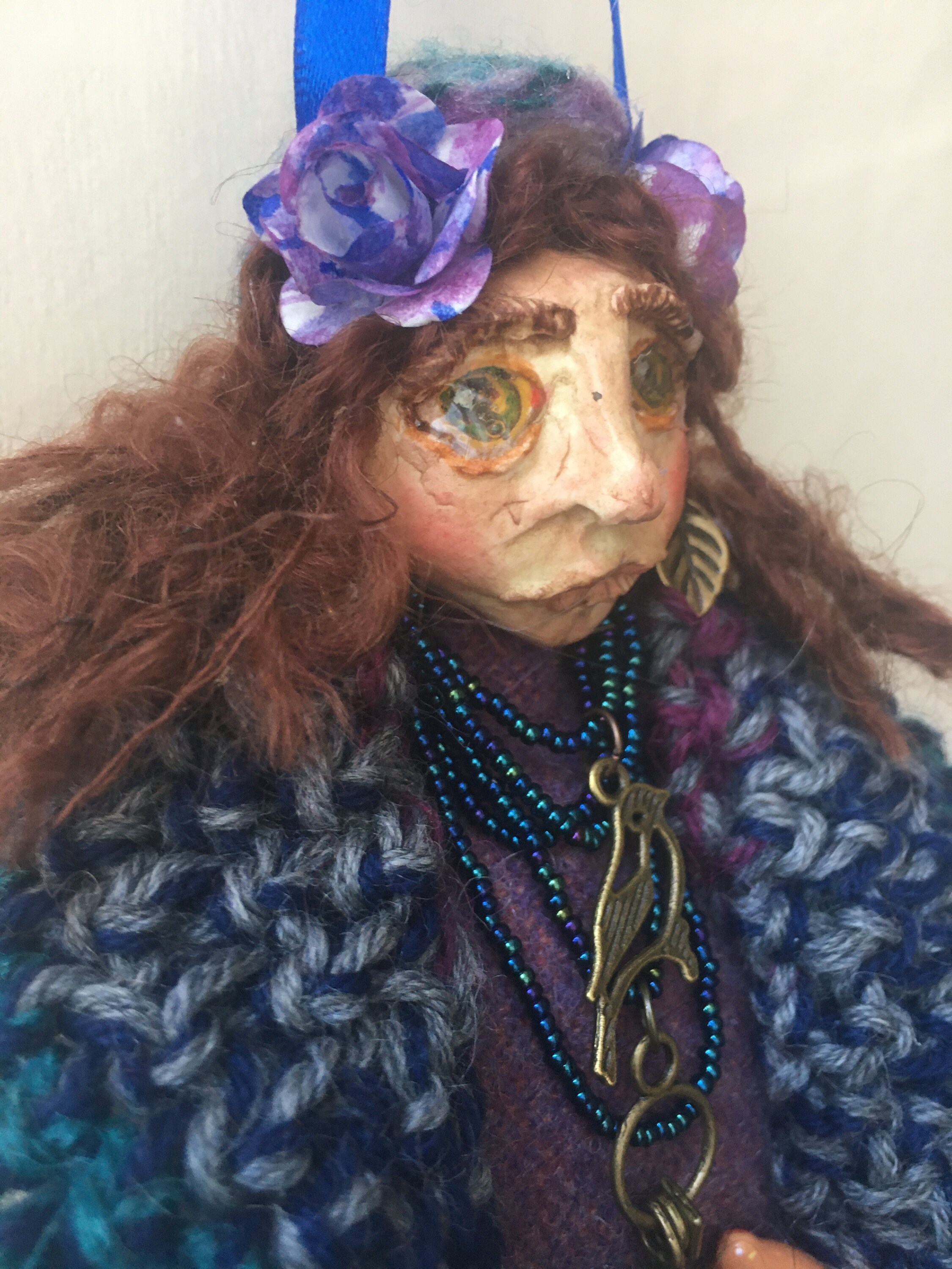MOCHYN: OOAK Welsh Fairy Art Doll Handmade Wise Woman Witch Spirit Doll ...