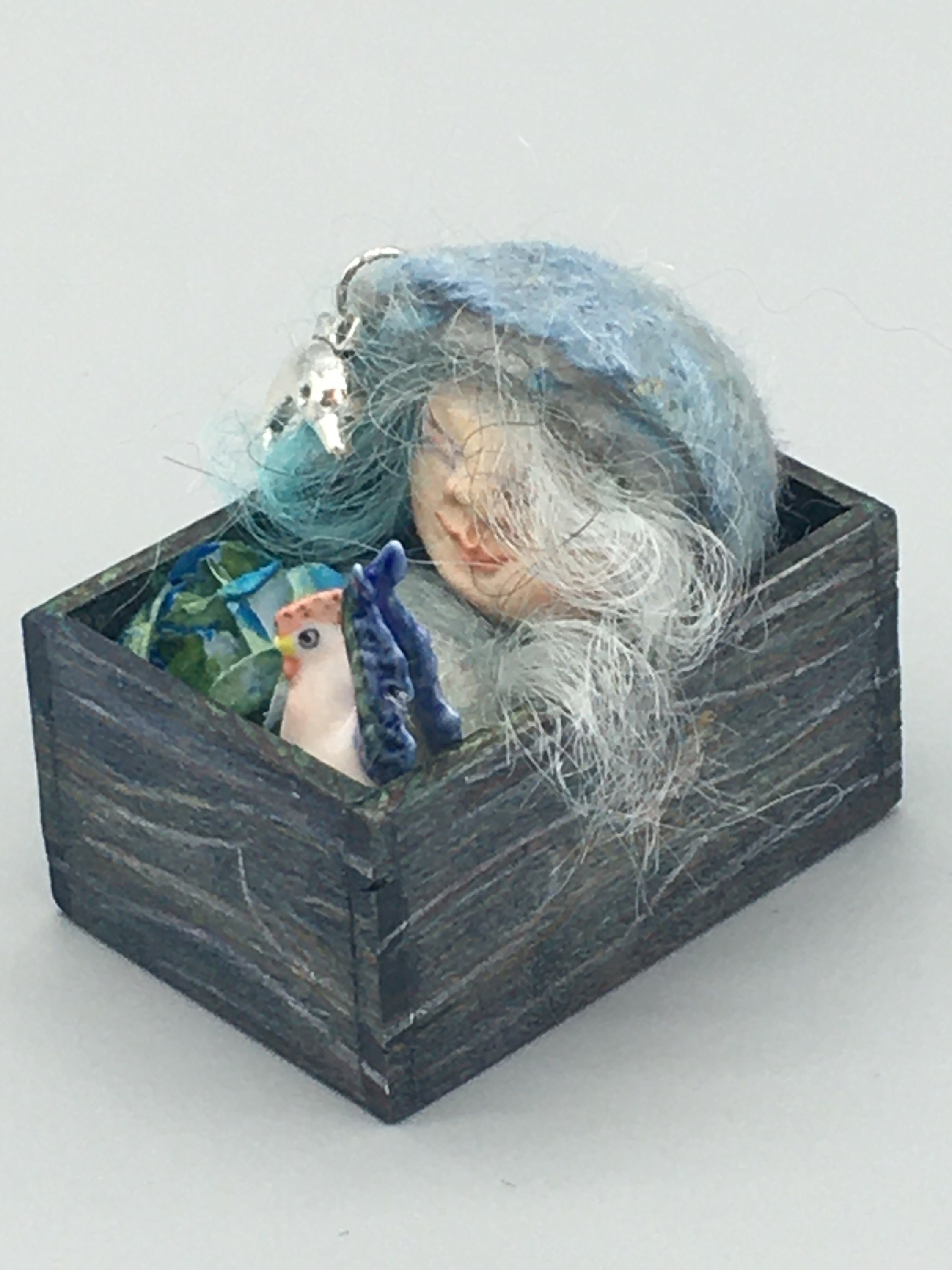 Art Dolls Art & Collectibles TALPLOG Tiny Handmade OOAK Fairy Witch ...