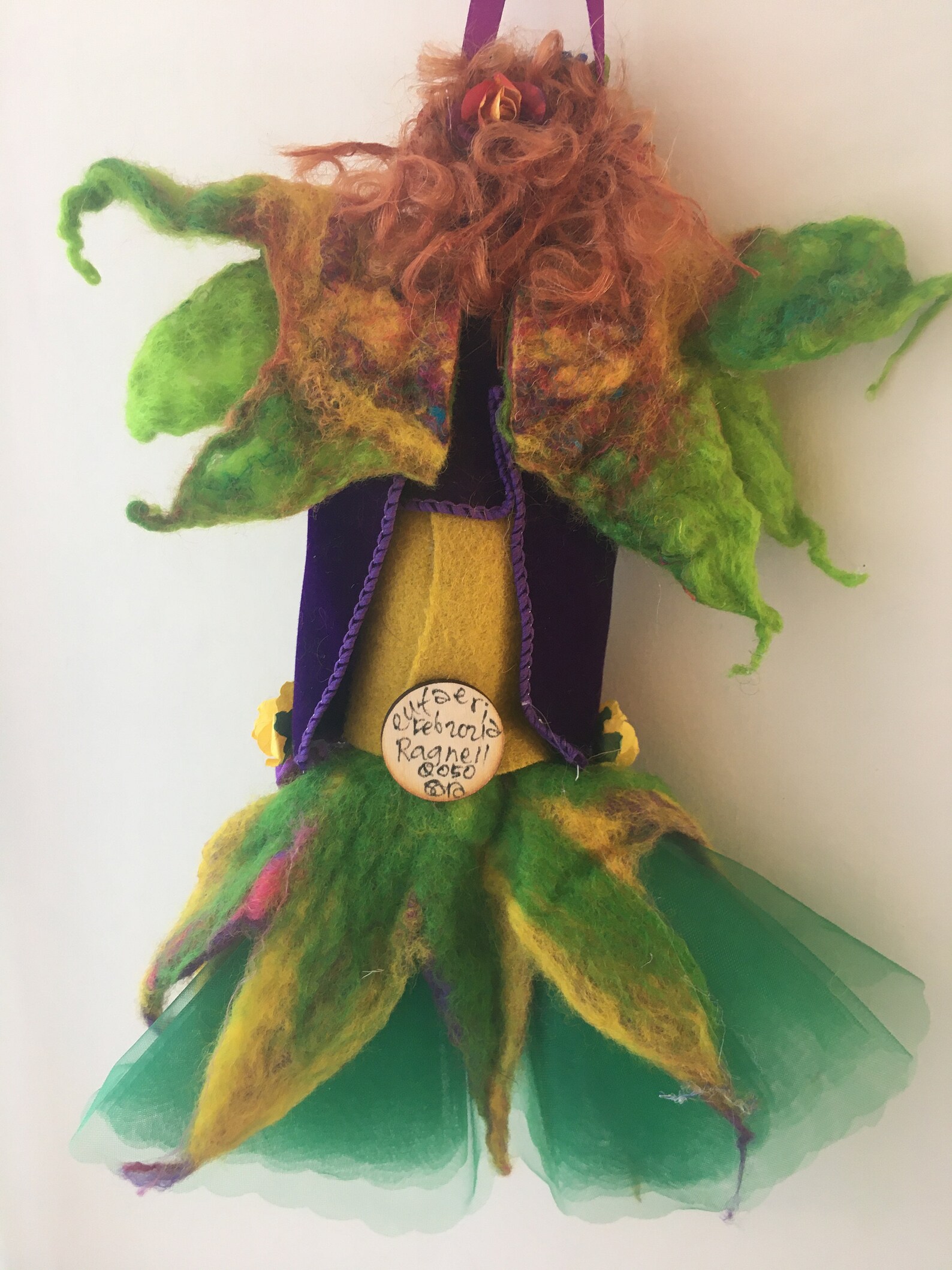 RAGNELL: One of a Kind Welsh Fairy Art Doll Handmade Crone - Etsy UK