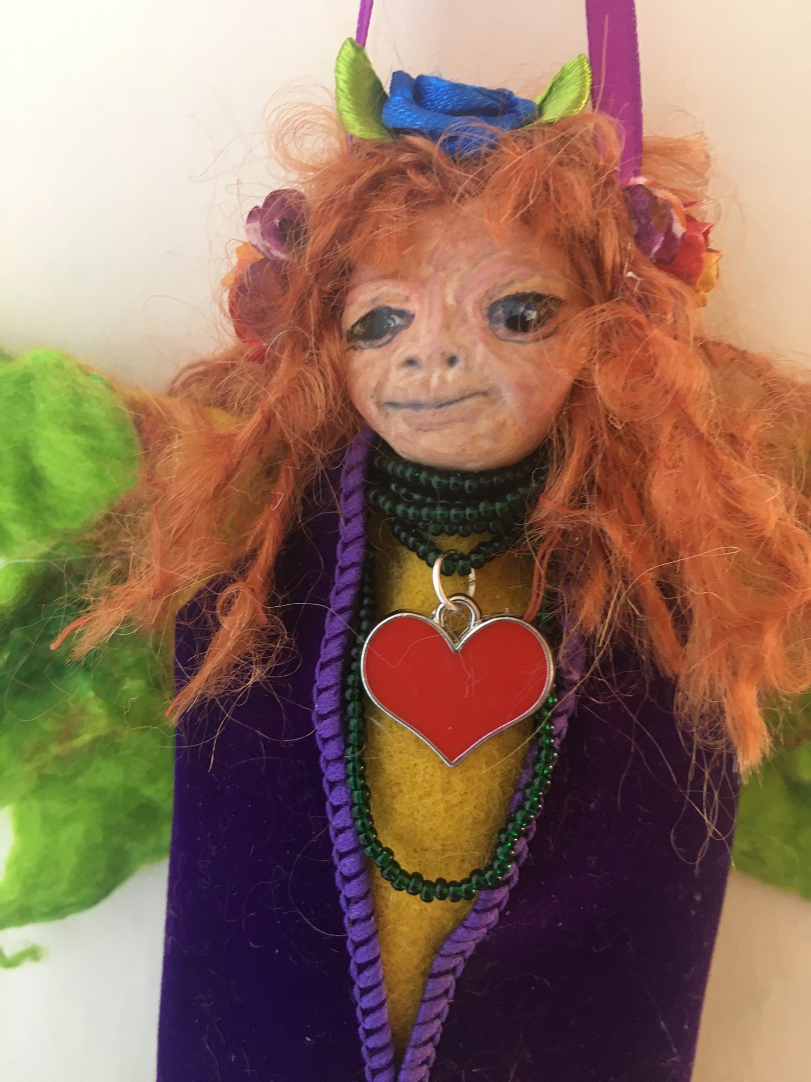 RAGNELL: One of a Kind Welsh Fairy Art Doll Handmade Crone - Etsy UK