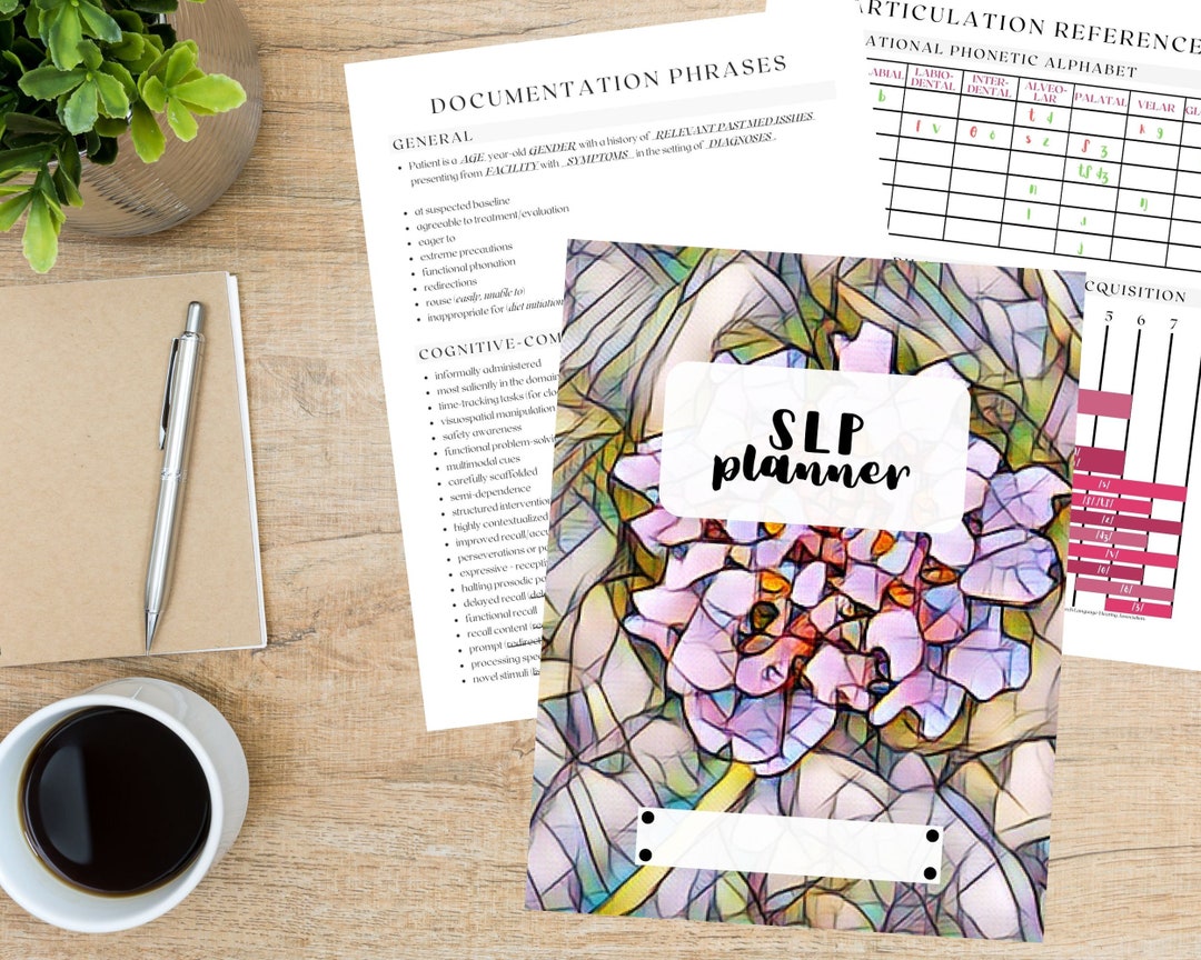 Comprehensive Customizable SLP Planner | Speech-language Pathology ...